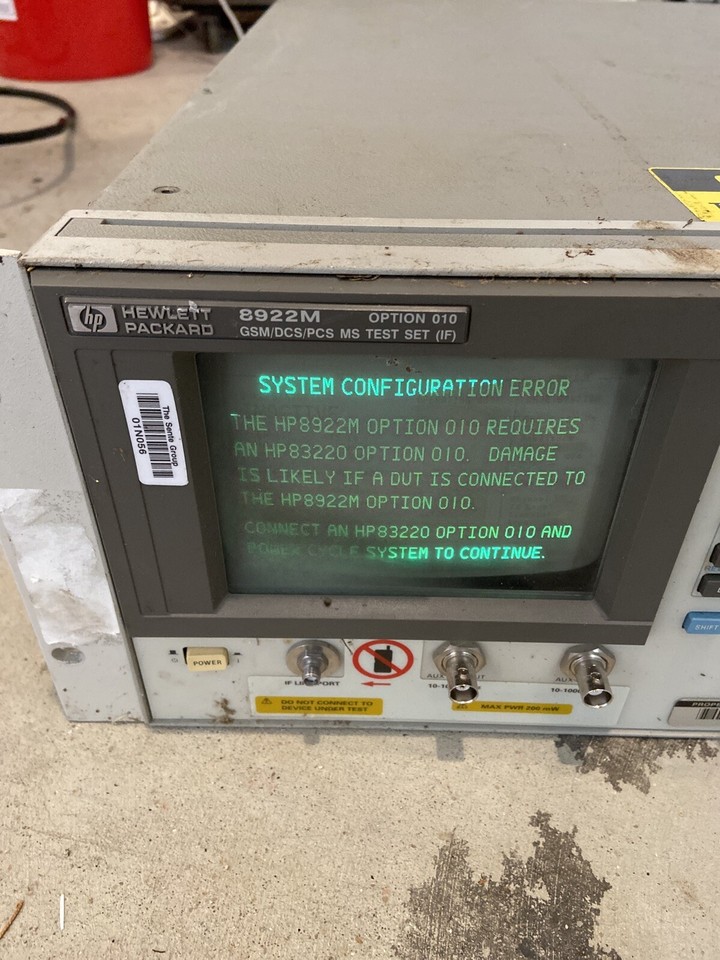 HP 8922M (Opt 10) GSM/DCS/PCS MS Test Set (IF) UNTESTED | eBay
