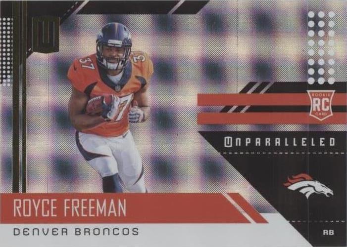 2018 Panini Unparalleled - Rookie Royce Freeman #249 Superplaid /150 ...