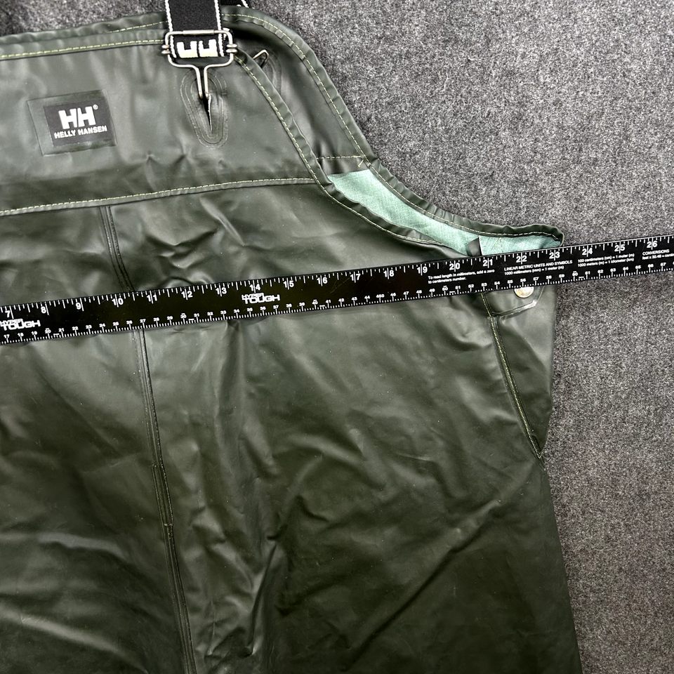 Helly Hansen Bib Waders Men's Large Green Waterproof Suspenders Fishing ...