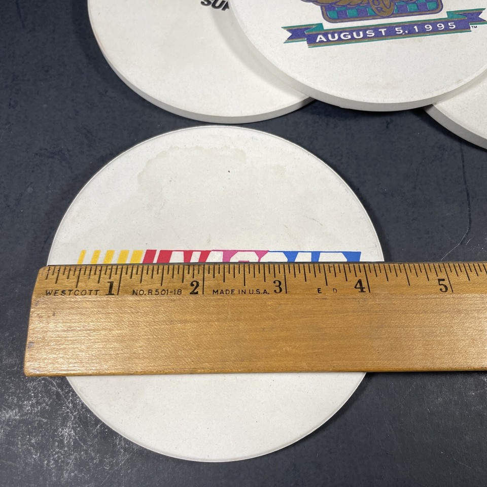 NASCAR Racing Coaster Set 4 Piece Race Car Theme by CoasterStone ...