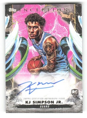 2024-25 Topps Inception Rookie Autograph #RA-KS KJ Simpson Jr RC AUTO ...