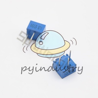 10pcs New 10K Ohm 3362P Trimpot Trimmer Potentiometer 3362P-103 | eBay