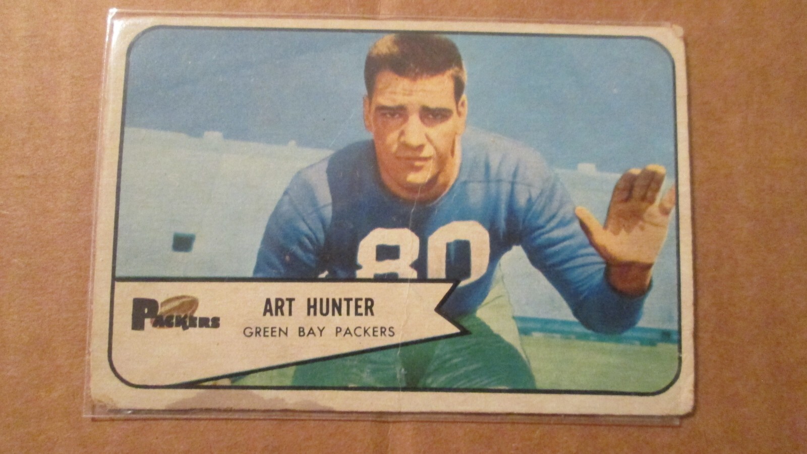 1954 Bowman Football #58 Art Hunter Green Bay Packers G | eBay
