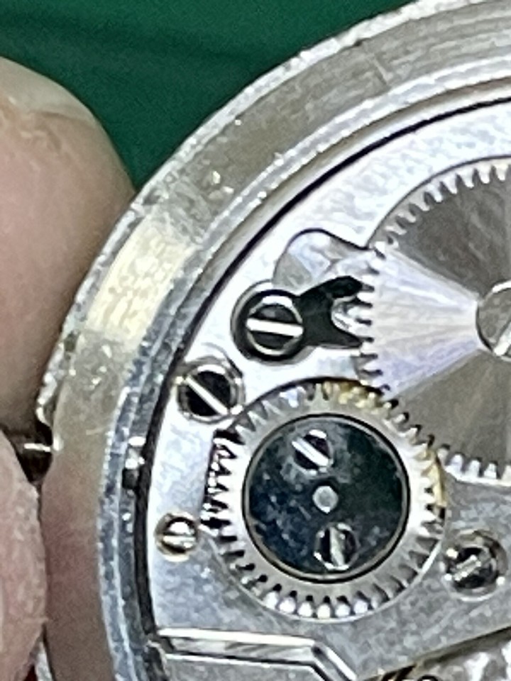 Authentic ROLEX CELLINI 1600 - 19 Jewels Movement Dial & Hands CRYSTAL ...