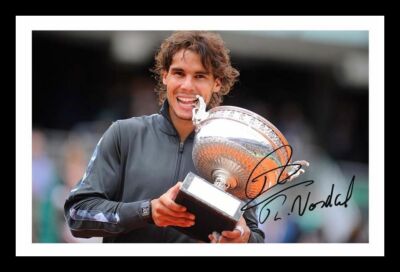 Rafa Nadal - French Open Autograph Signed & Framed Photo | eBay UK