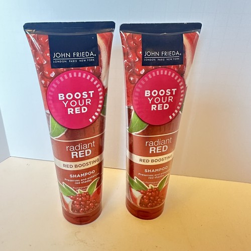 2x John Frieda Radiant Red Boosting Shampoo for Red Hair, 250 ml 8.3 Fl ...