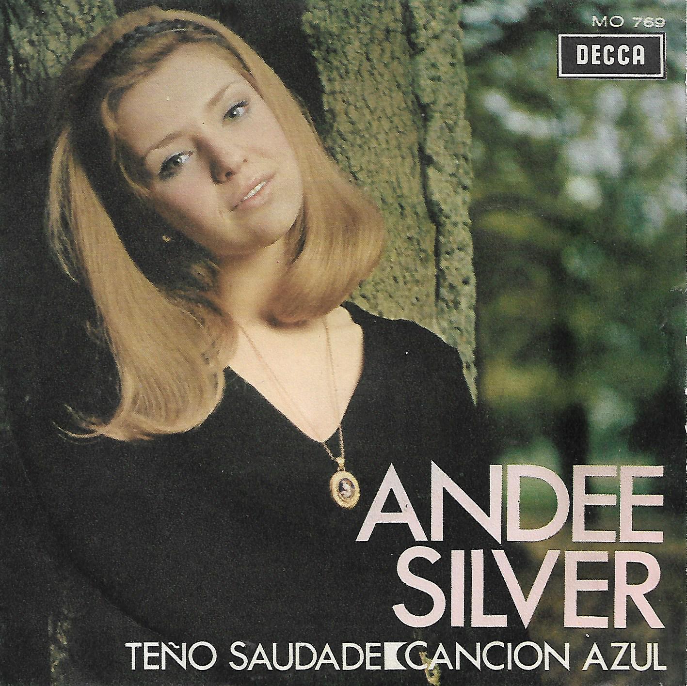 ANDEE SILVER 7"PS Spain 1970 Teño saudade / Canción azul | eBay