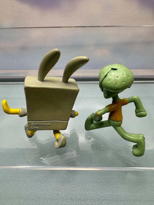 2003 Viacom Spongebob Squarepants And Squidward PVC Figure (2) Pack | eBay