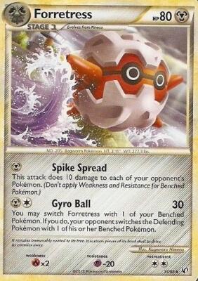 Pokemon - Forretress - 13/90 - Rare - HS Undaunted - NM | eBay
