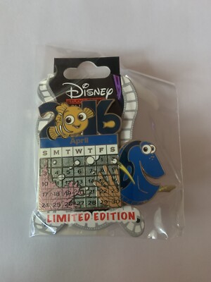 Finding Nemo April Calendar 2016 LE 300 Disney Pixar Pin DSF DSSH | eBay