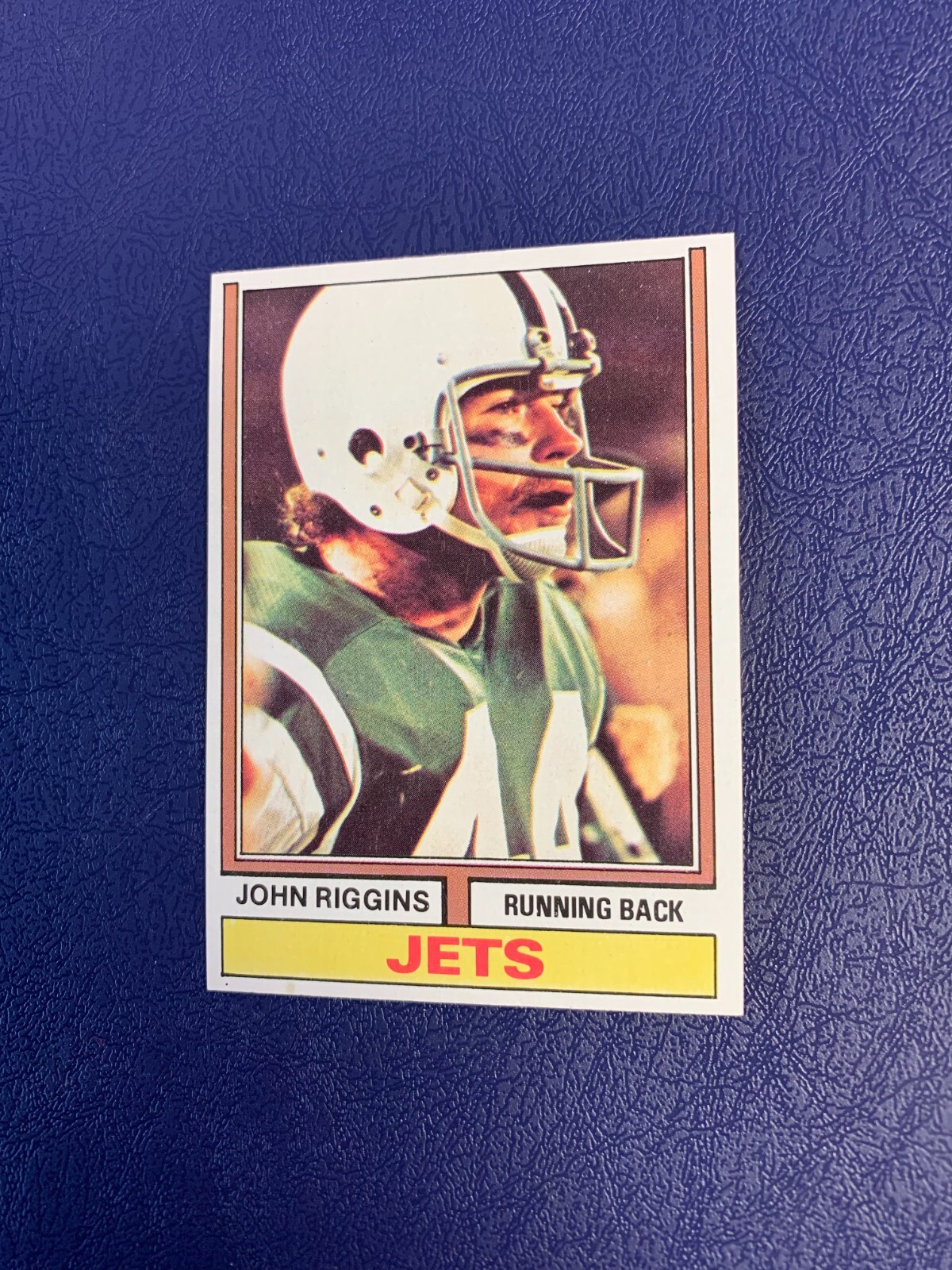 1974 Topps Football #280 John Riggins - New York Jets - Sharp High End ...