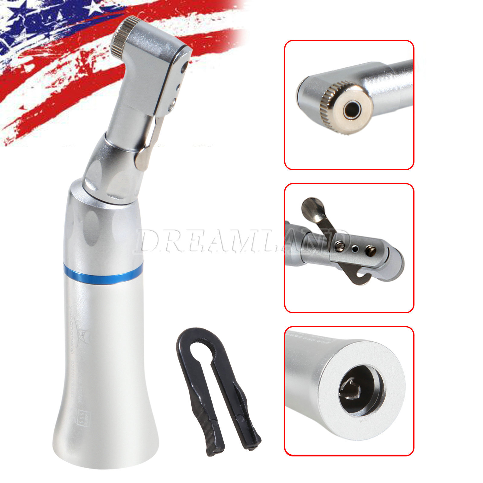 Dental Low Speed Handpiece Inner/External Spray Contra Angle NSK Style ...
