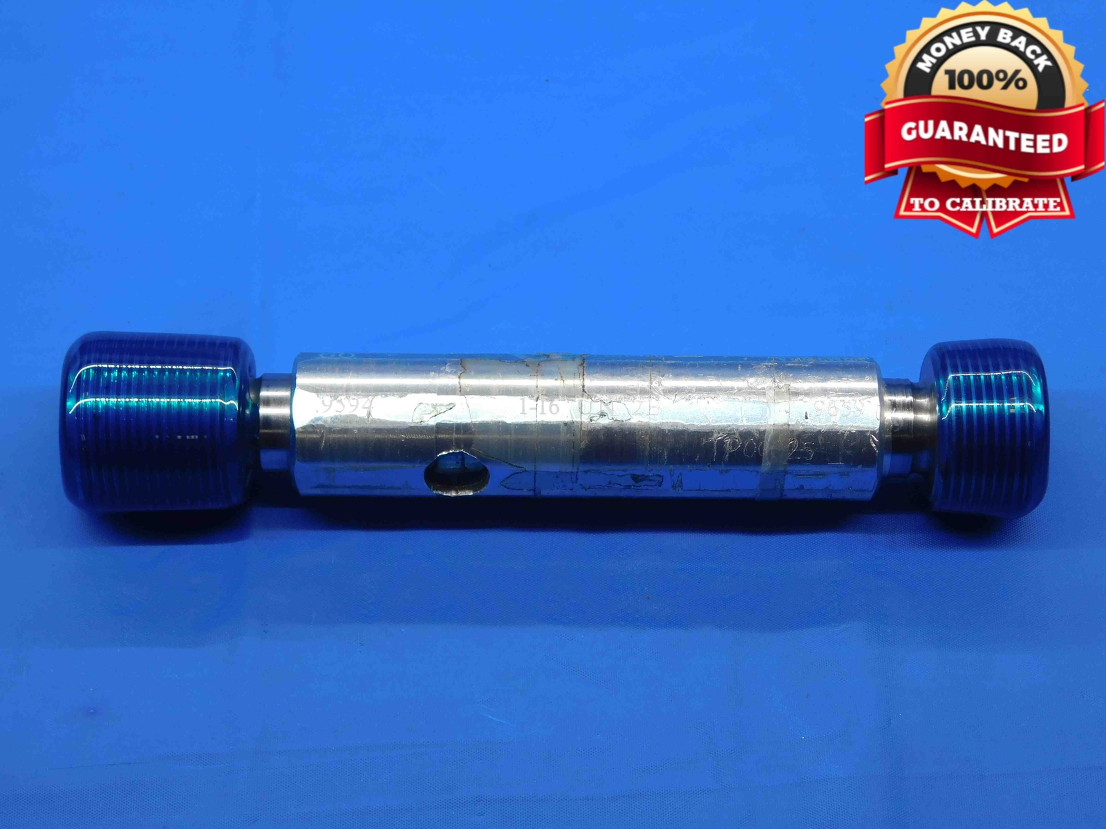 1" 16 UN 2B VERMONT THREAD PLUG GAGE 1.0 1.00 GO NO GO P.D.'S = .9594 ...