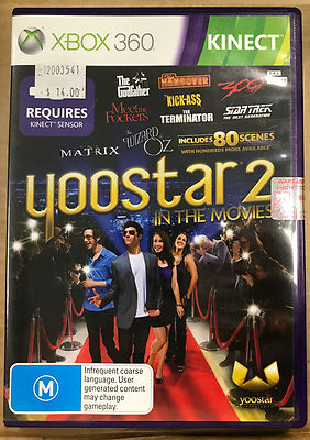 Yoostar 2 In The Movies Microsoft XBOX 360 Kinect AUS PAL | eBay Australia
