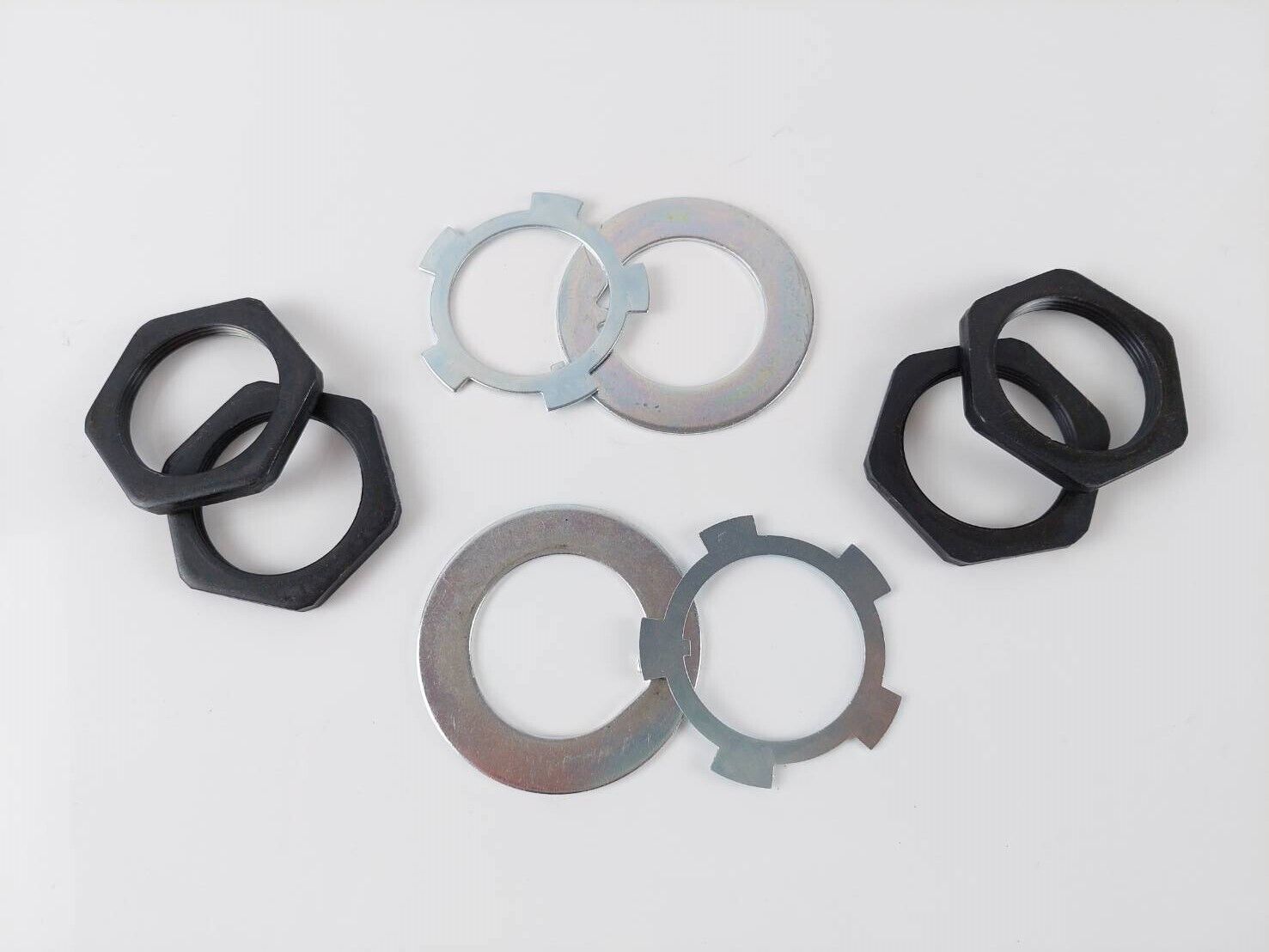 2X Front Axle Hub Spindle Lock Nut Fit Toyota Pickup 4Runner Land ...