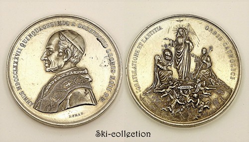Médaille Papale. Vatican. Leo XIII°- GRATULATIONE ET LAETITIA ORBIS ...