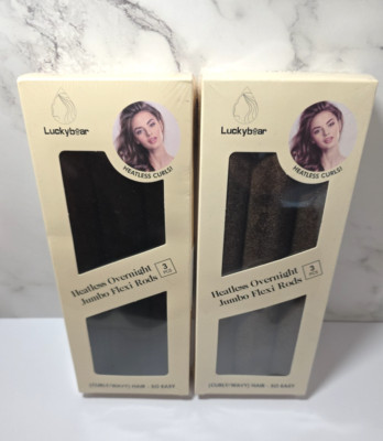 Heatless Hair Curler Velvet Satin Flexi Rods No Heat Curls Hair Styling ...