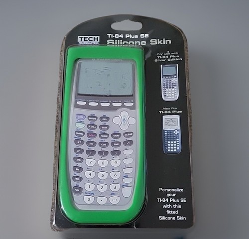 TI-84 Plus SE Silicone Calculator Skin GREEN Cover Also Fits Silver ...