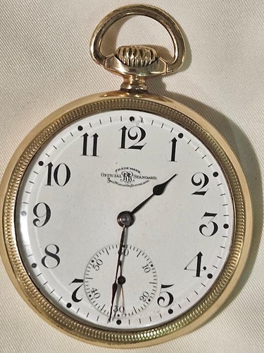 Antique Ball Watch Co. Official Standard 19J 5 Adj 16S Railroad O/F ...