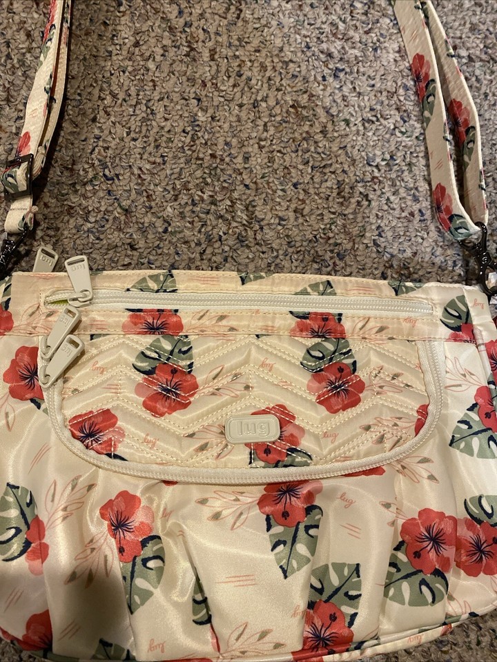 Lug Mambo Crossbody Bag in Aloha Sand with RFID Blocking Inner Card ...