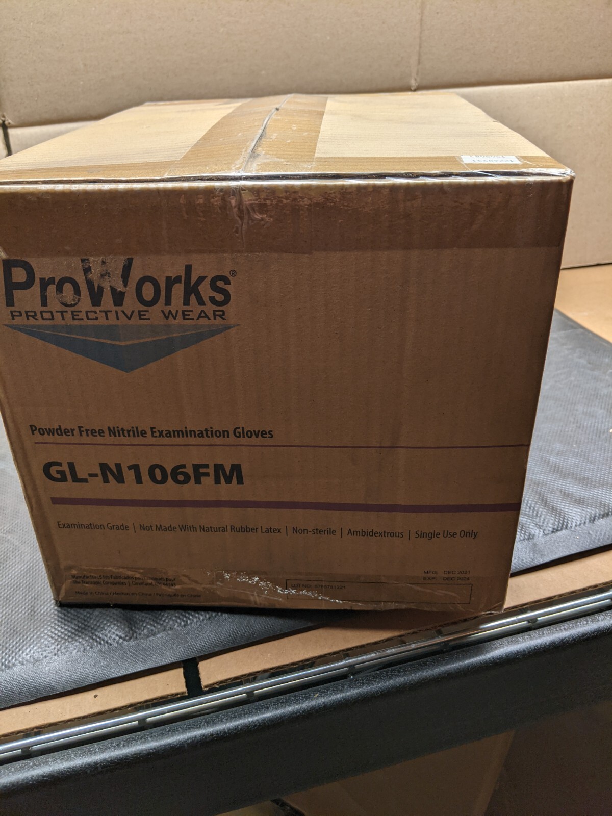 CASE OF 1000 Adenna ProWorks Powder- Nitrile Exam Gloves Size Med. GL-N106FM for sale online | eBay