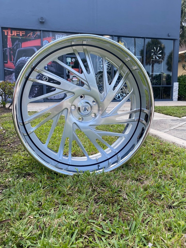 26x10 26x9 Staggered Asanti AF868 Multi Spoke Forged Wheels 5x127 ...