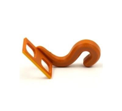 LEGO - Minifig, Costume Tail Monkey with Bright Light Orange Belt Front ...