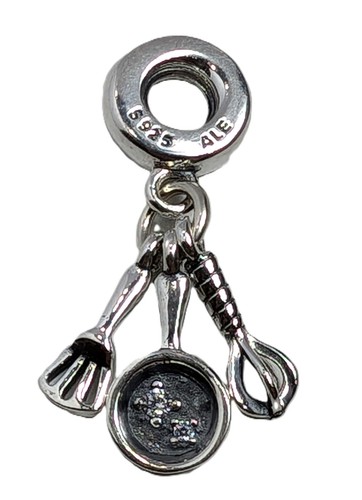Authentic Pandora Charm, Spatula, Frying Pan and Whisk Dangle ...