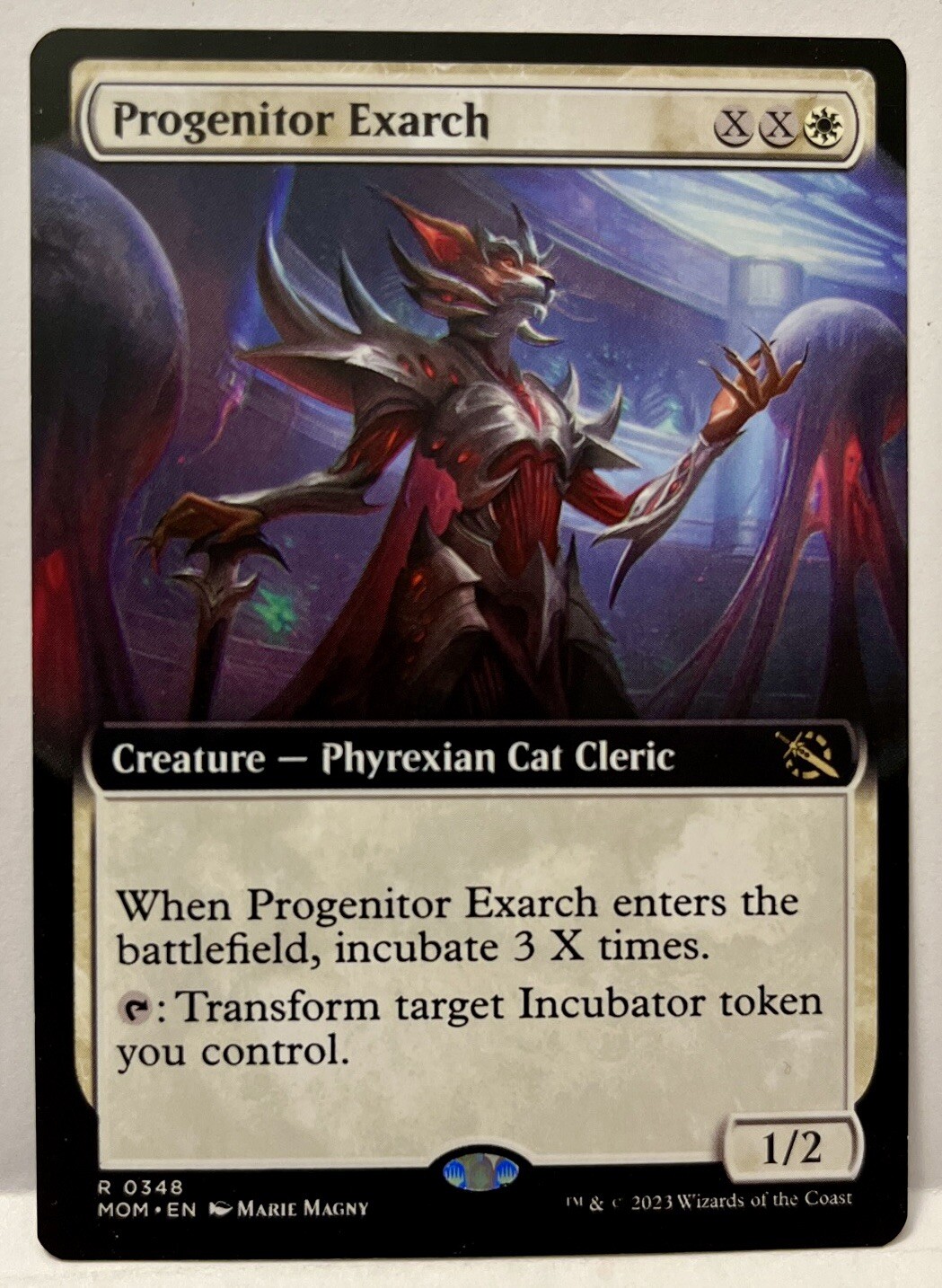 MTG - Progenitor Exarch- #348-[Extended Art]-March of the Machine ...
