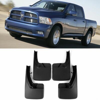 For 09-18 Ram 1500 2500 3500 Front Molded Splash Guards Mud Flaps ...