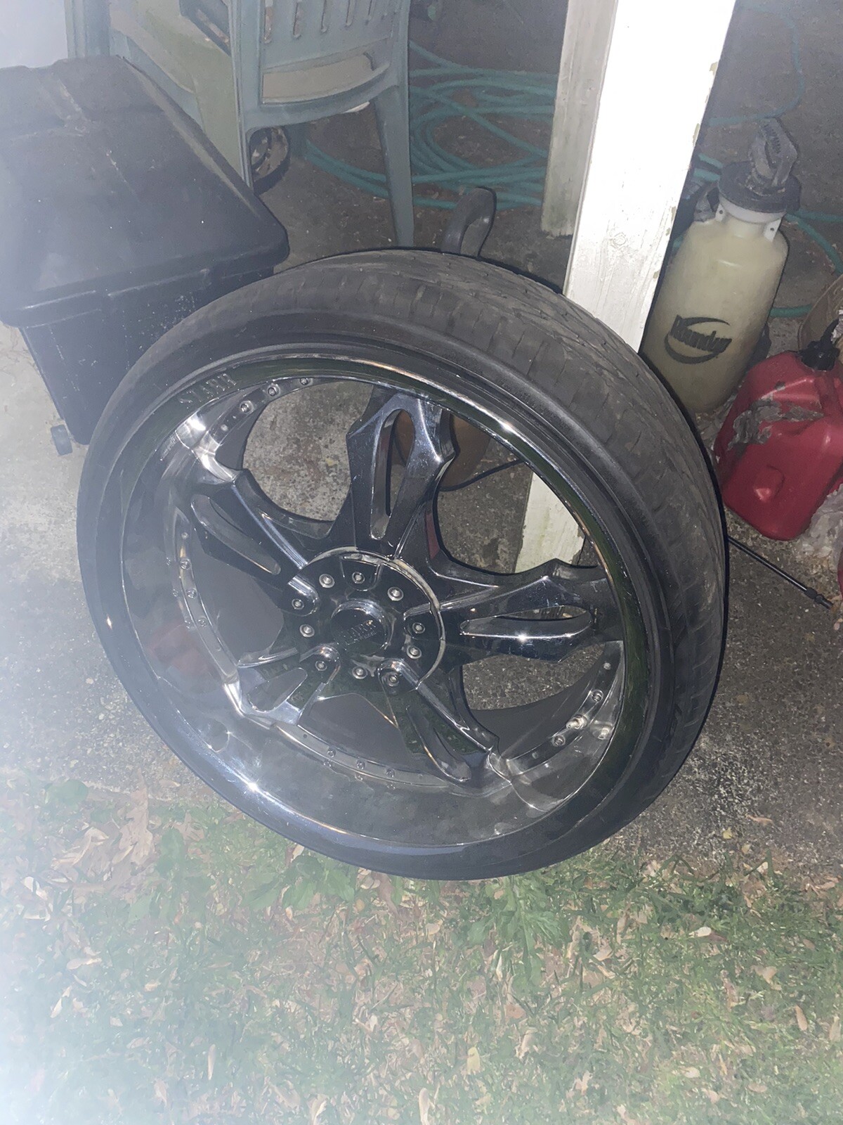 22 inch chrome Starr rims and tires | eBay