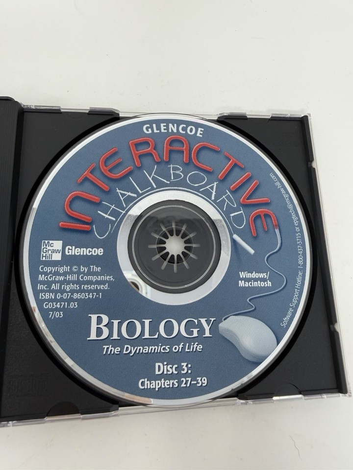 Glencoe Biology: Interactive Chalkboard PC MAC CD-ROM - Chapter 1 - 39 ...