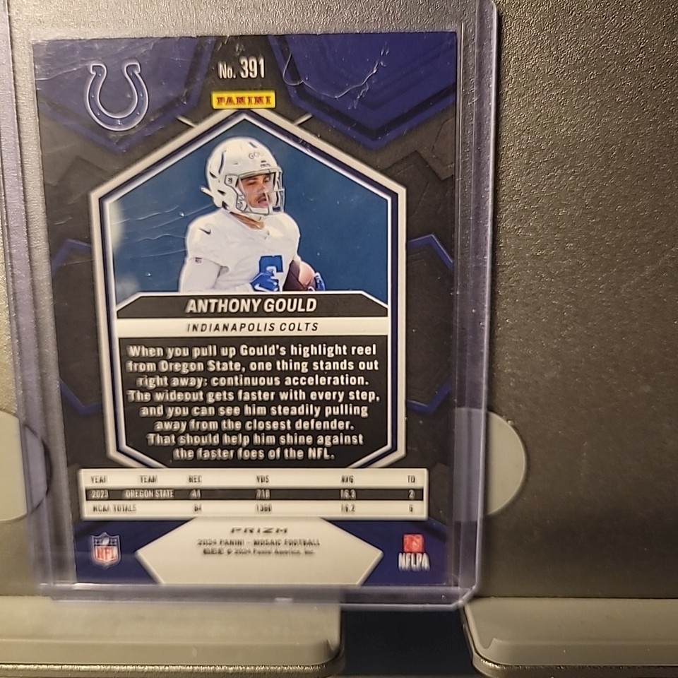 2024 Panini Mosaic - Rookies Anthony Gould #391 Green Mosaic Prizm (RC ...