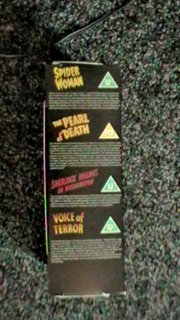 Sherlock Holmes Box Set 2 BASIL RATHBONE NIGEL BRUCE 4 DVDS FREEPOST ...