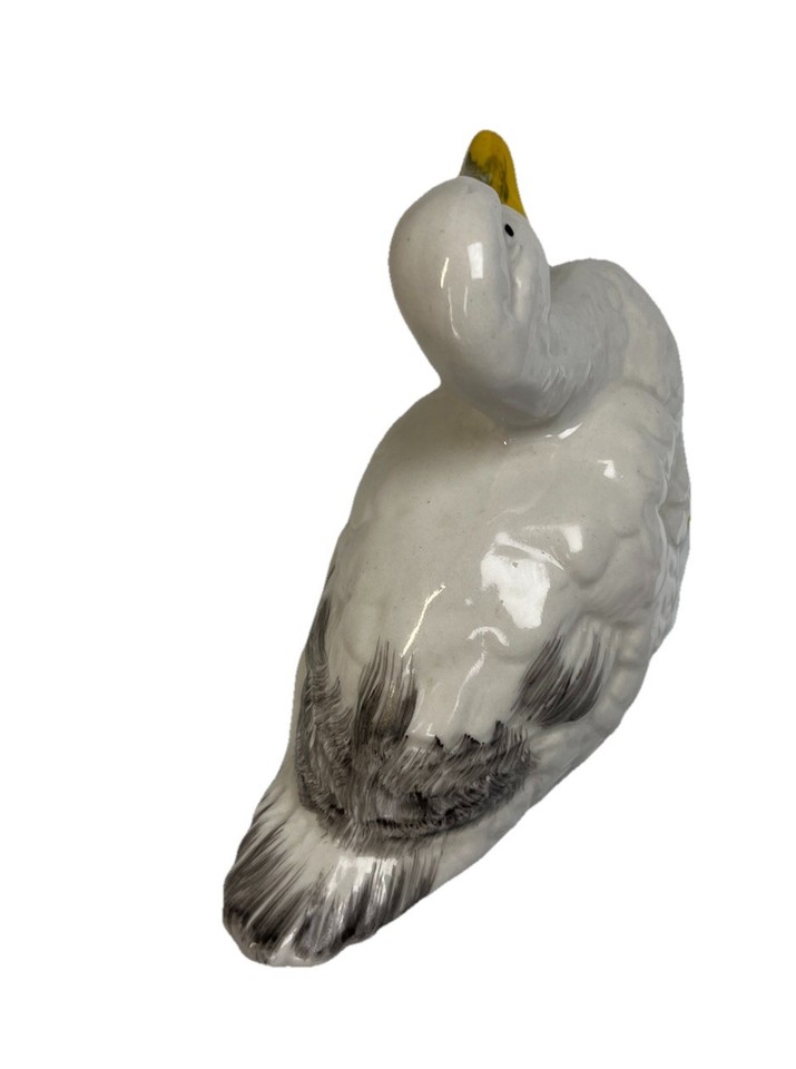 Latex Mold Make Concrete Or Plaster 6 Inches Swimming Duck Decor White ...