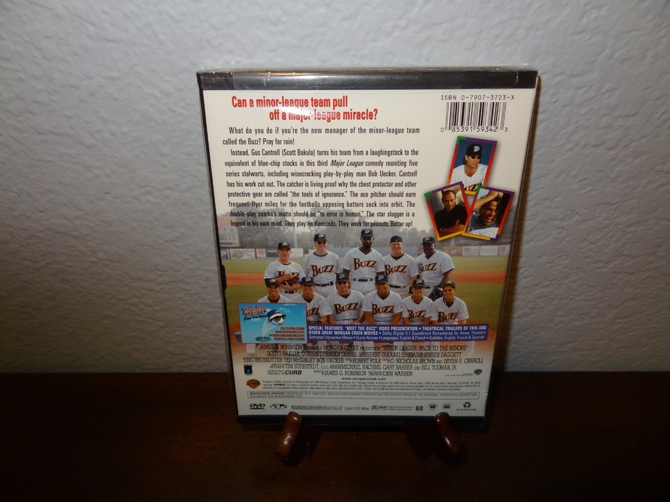 Major League: Back To The Minors (DVD, 2000) New 85391593423| eBay