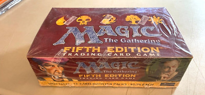 MTG Magic The Gathering FIFTH EDITION BOOSTER BOX Factory Sealed | eBay
