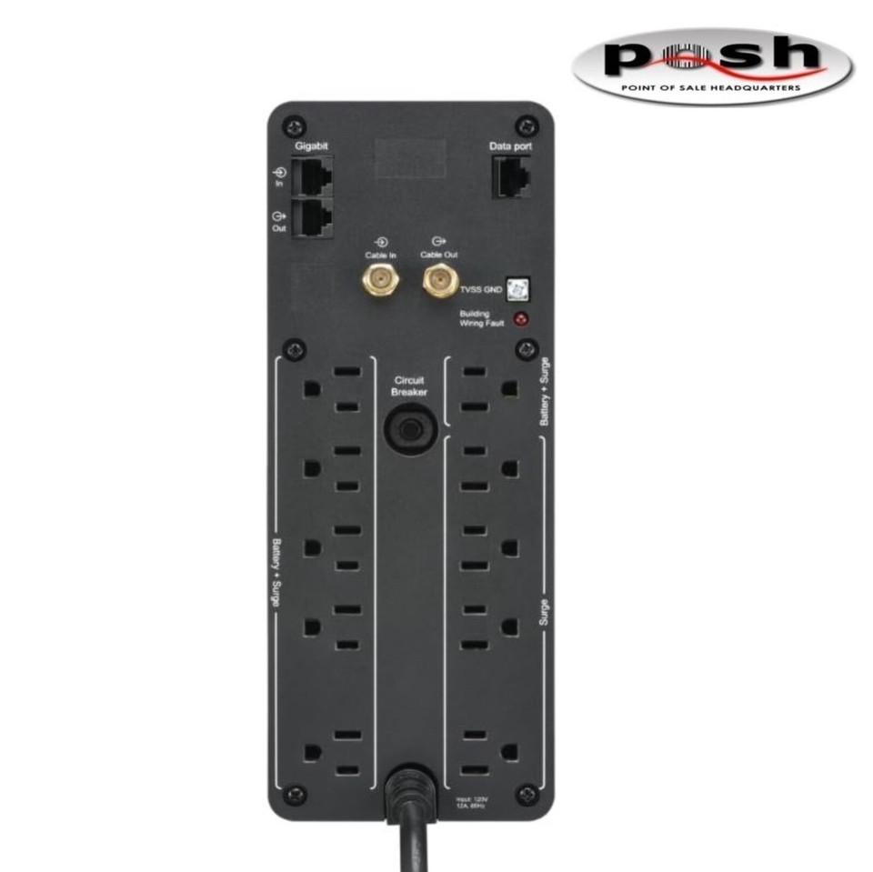 NEW – APC BR1500MS2 Back-UPS Pro 1500VA – Pure Sinewave, LCD, 10 ...