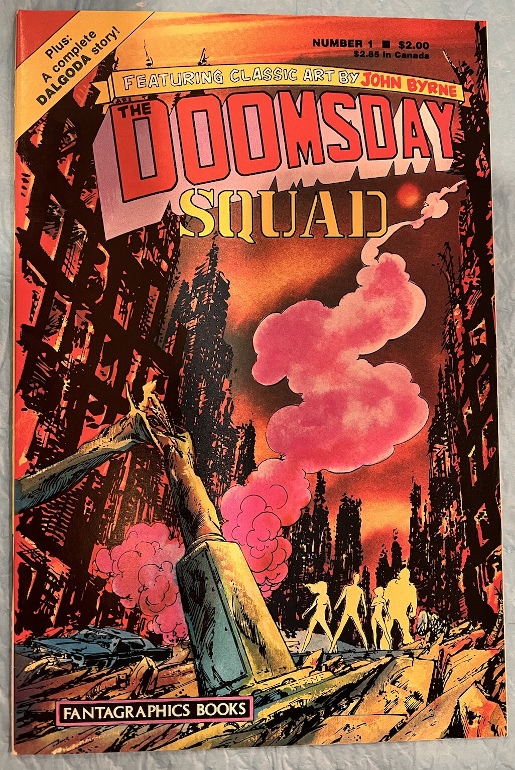 Doomsday Squad #1 Fantagraphics Comics 1986 John Byrne artwork Dalgoda Story VF+ | eBay