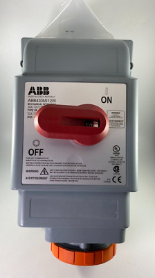 ABB ABB430MI12W Mechanical Interlock 30A 250 Vac Open Box FREE SHIPPING ...