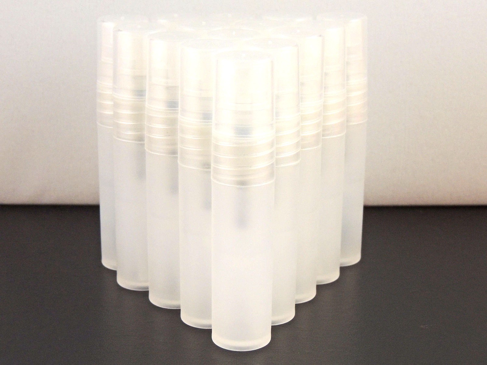 15 CLEAR PLASTIC ATOMIZER SPRAY BOTTLES 5ml .17fl oz REFILLABLE TRAVEL ...