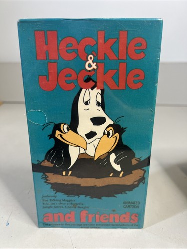 1989 Heckle & Jeckle and friends VHS Tape Vintage Kids Movie Vintage ...