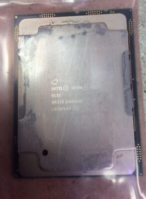 Intel SR3J3 Xeon Gold 6132 2.6Ghz 14-Core 19.25MB L3 Cache LGA3647 ...