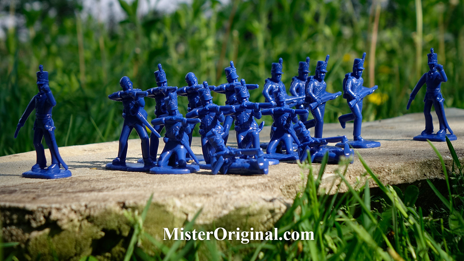 Armies in Plastic War of 1812 American Rifle Company 1/32 Scale 54mm ...
