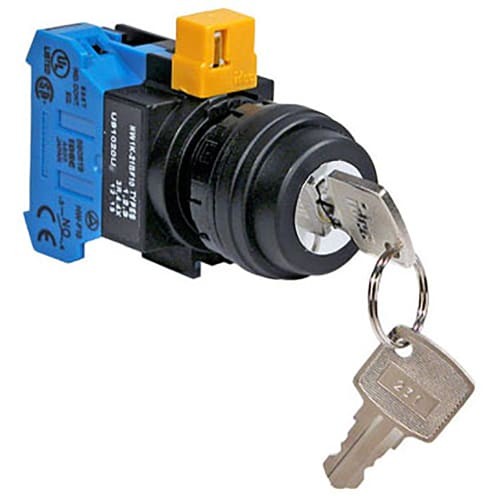 1PC IDEC CORPORATION HW1K-2AF20 Switch 2 Position KEY Switch 2NO MAINTAINED | eBay