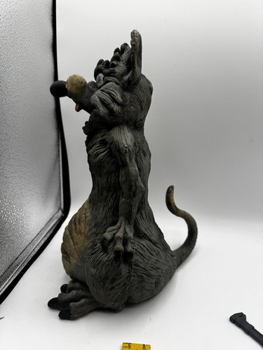 Large 12" Halloween Scary Ugly Rat Prop Figure Rubber Evil Creepy ...