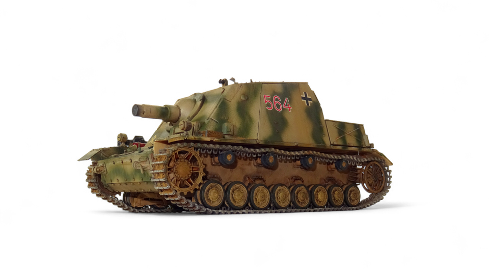 PRO-Built 1-35_Sd.Kfz. 166 Sturm Pz. IV Brummbar - Early_Dragon | eBay