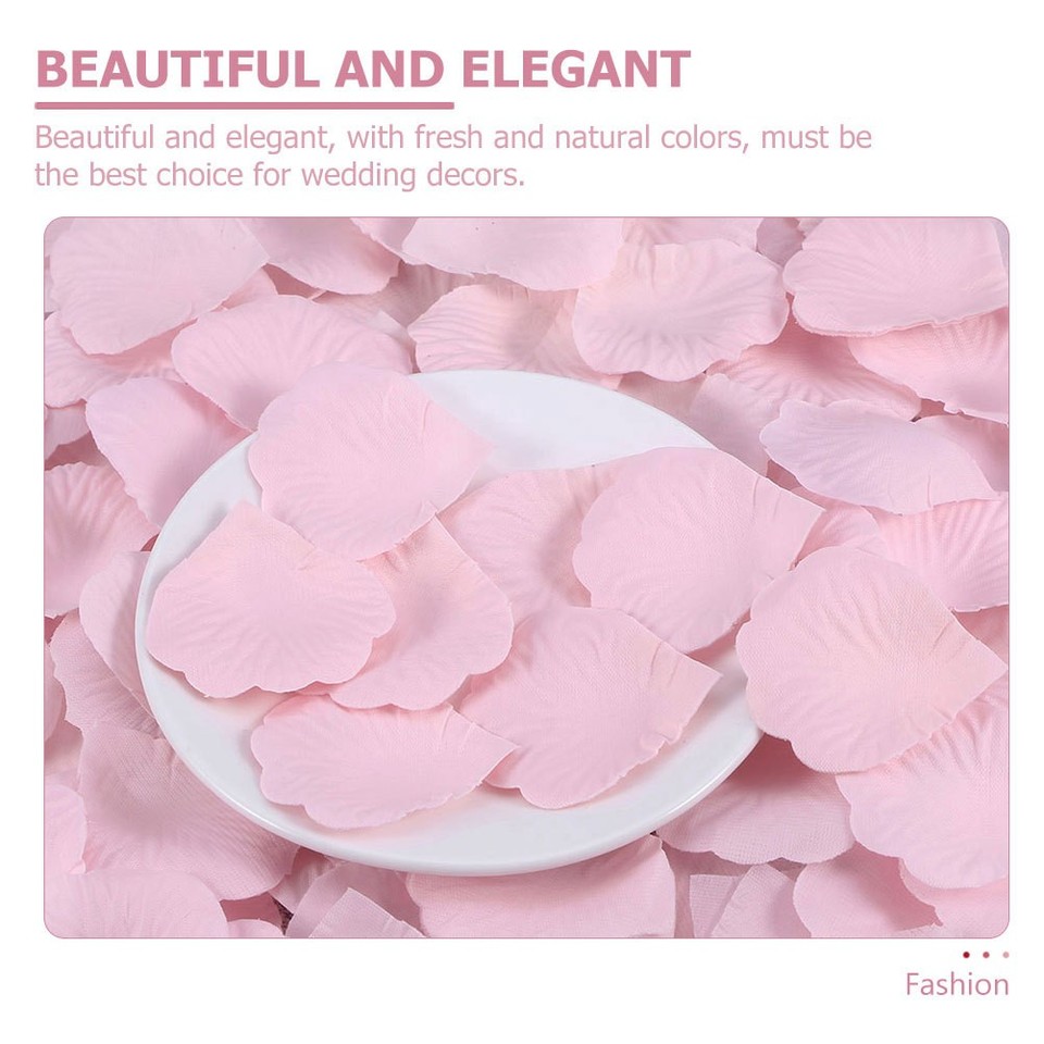 2000 Pcs Flower Petals Fake Rose for Decoration Party Simulation | eBay ...