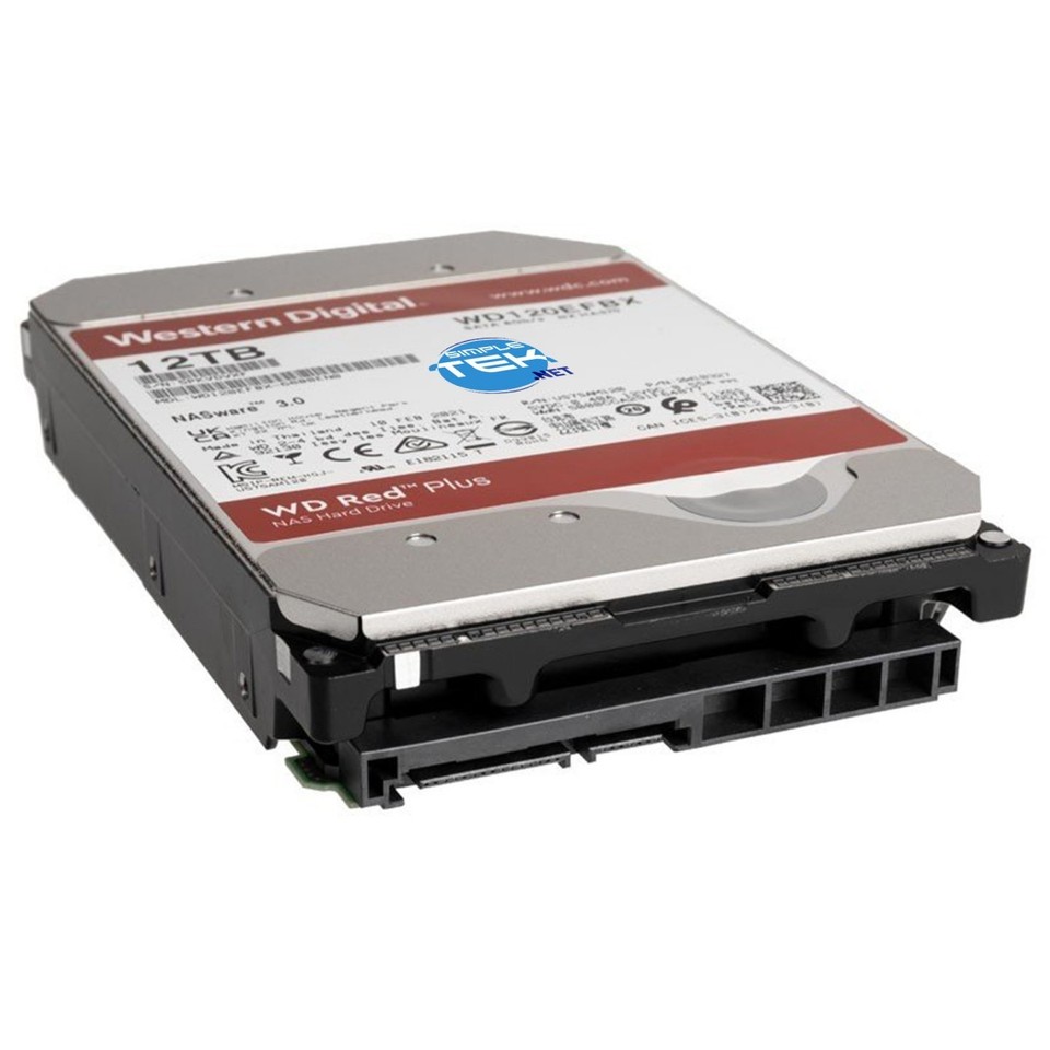 Wd Red Plus 12Tb Hard Disk Hdd 3.5" Sata Disco Rigido 7200 Rpm Cache ...