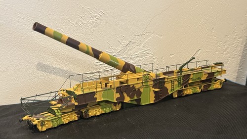 OO/HO Hornby Oxford Rail Military Rail Cannon Boche Buster Camouflage ...